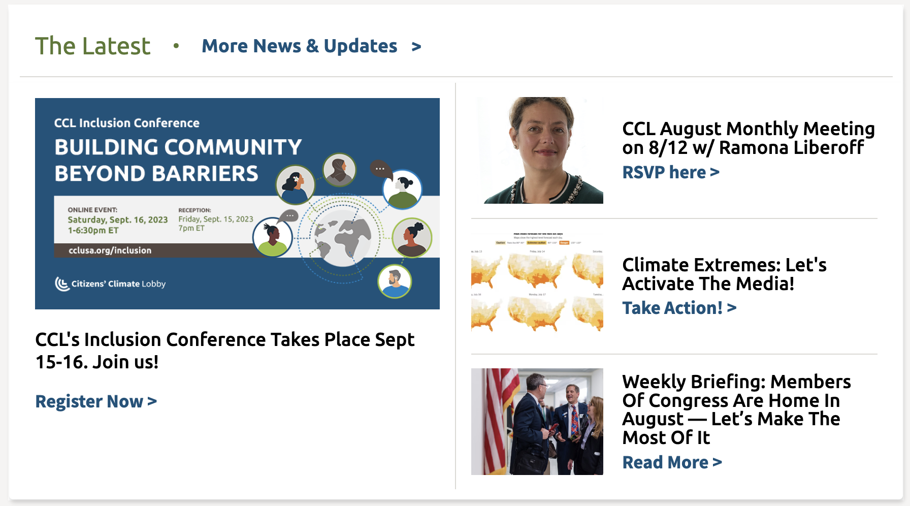 Navigating your dashboard – Citizens' Climate Lobby